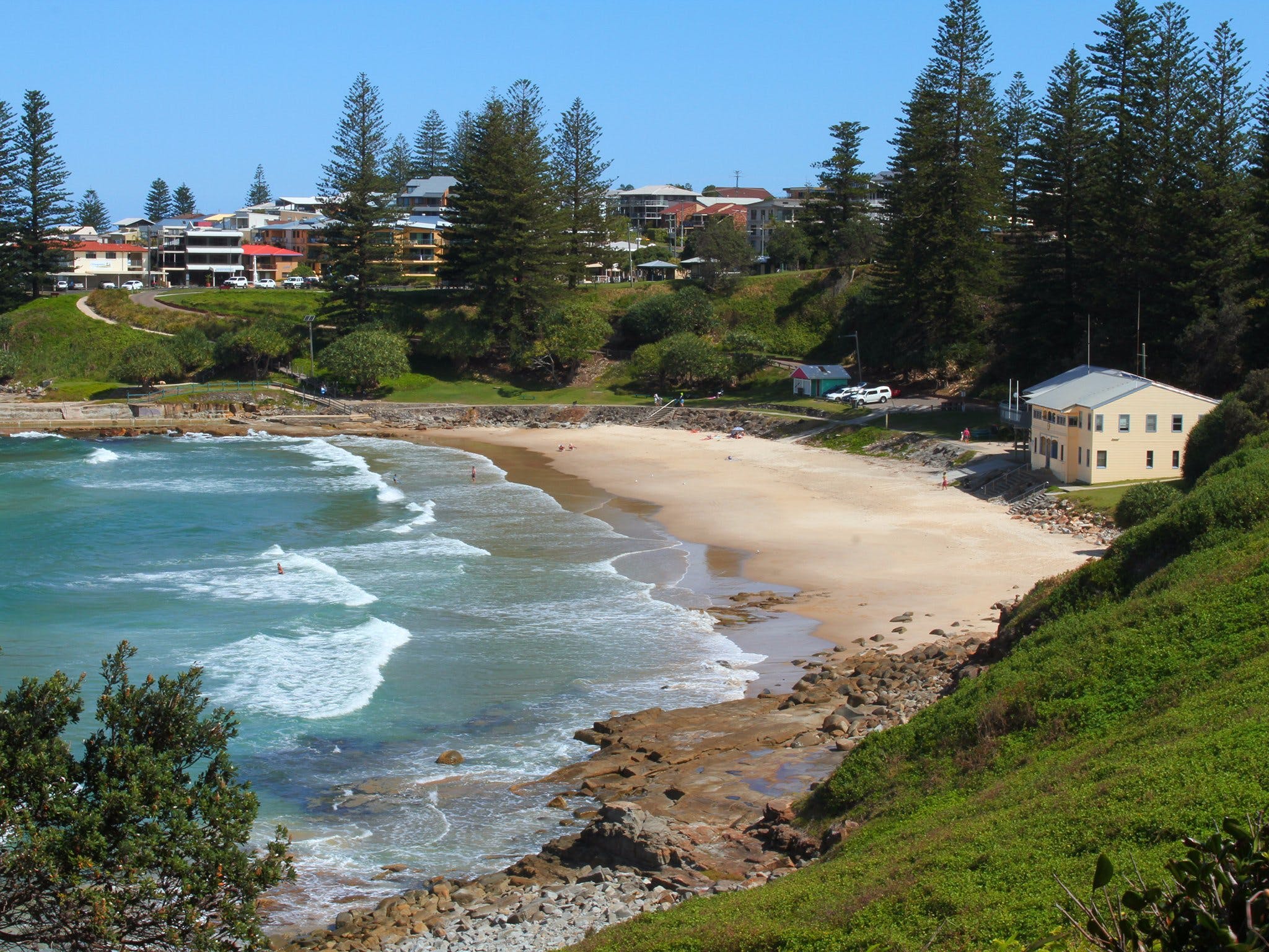 Yamba Main Beach and Ocean Pool - Clarence Valley